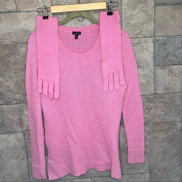 Talbots | Sweaters | Knot Sweater And Matching Gloves Set | Poshmark